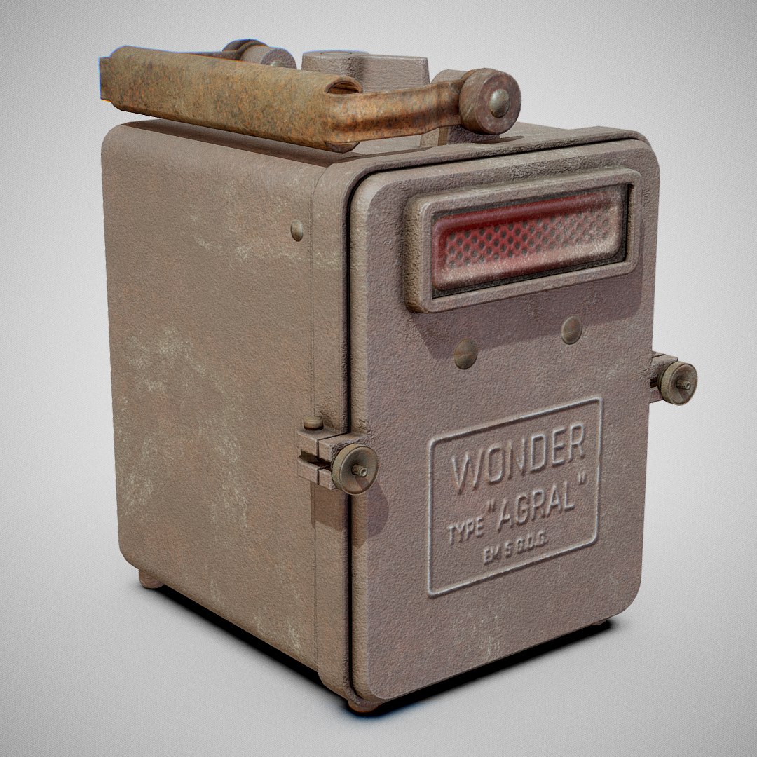 1950s Wonder Agral Lamp 3D Model - TurboSquid 1418654