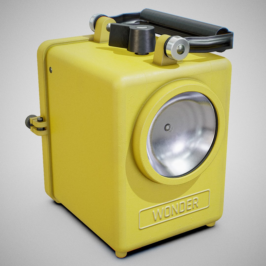 1950s Wonder Agral Lamp 3D Model - TurboSquid 1418654