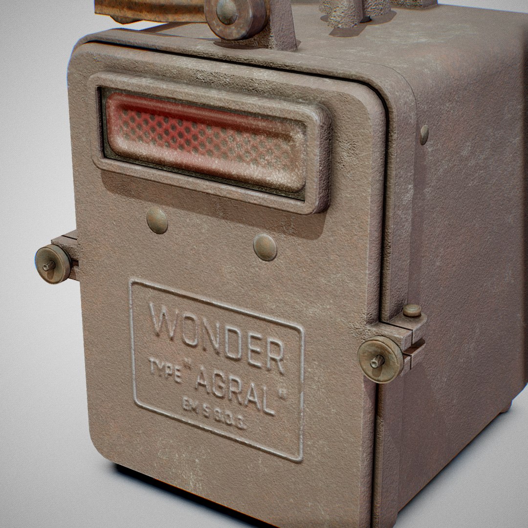 1950s Wonder Agral Lamp 3D Model - TurboSquid 1418654