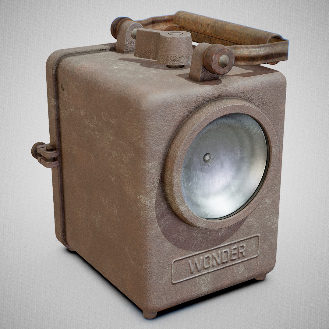1950s Wonder Agral Lamp 3D Model - TurboSquid 1418654