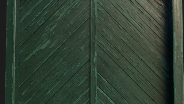 Old Doubledoors Brown - PBR 3D model - TurboSquid 1843686