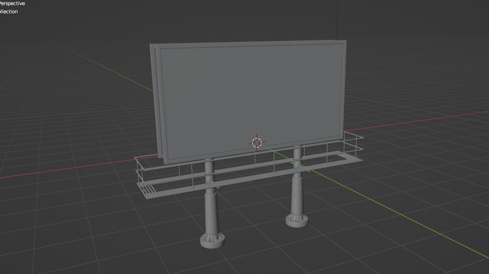 3D Model Rooftop Billboard 3D Model - TurboSquid 2365855