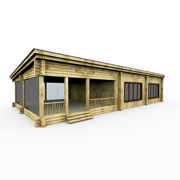 House chalet model - TurboSquid 1330561