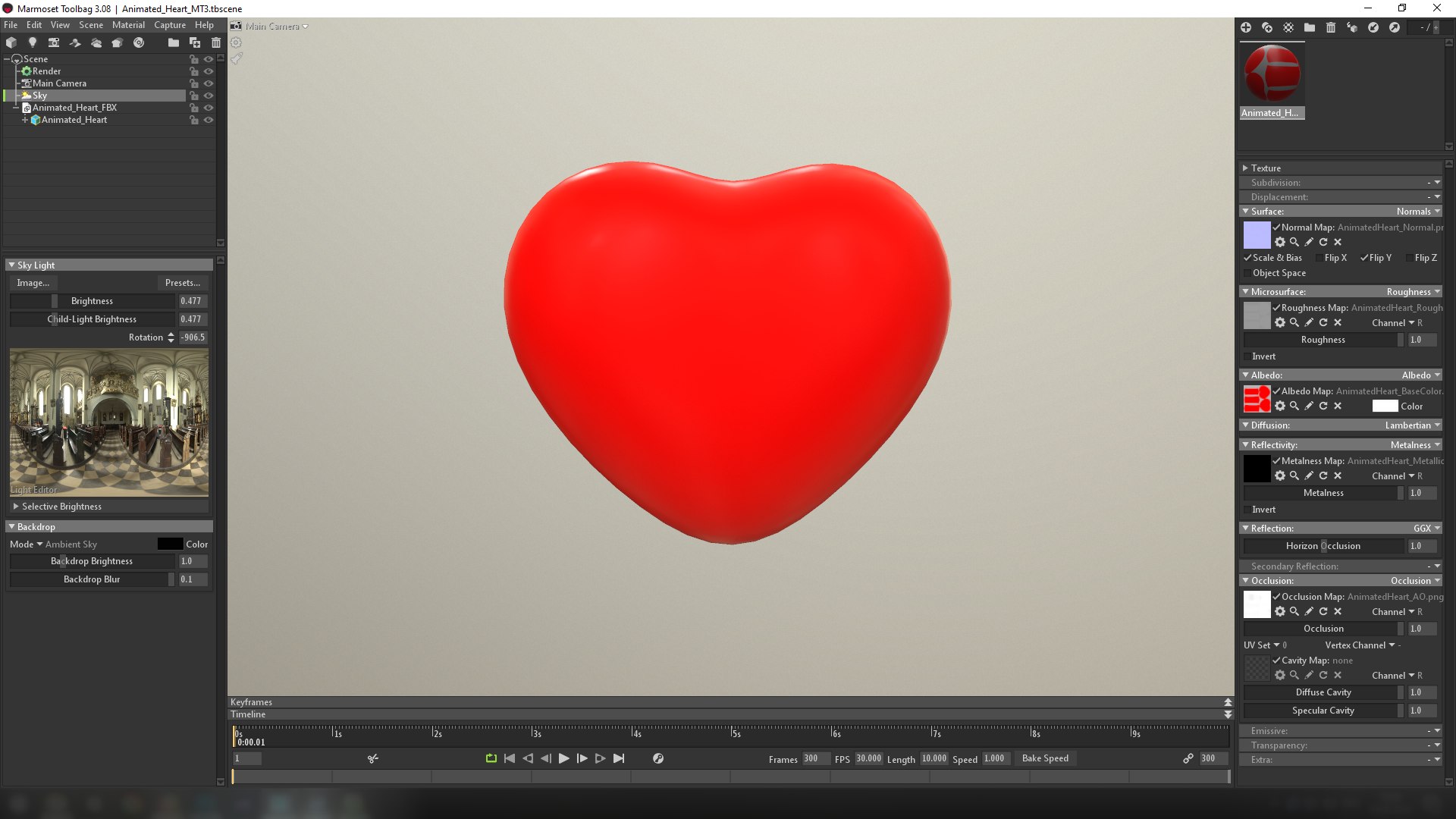 3D Animated Heart - TurboSquid 1883002