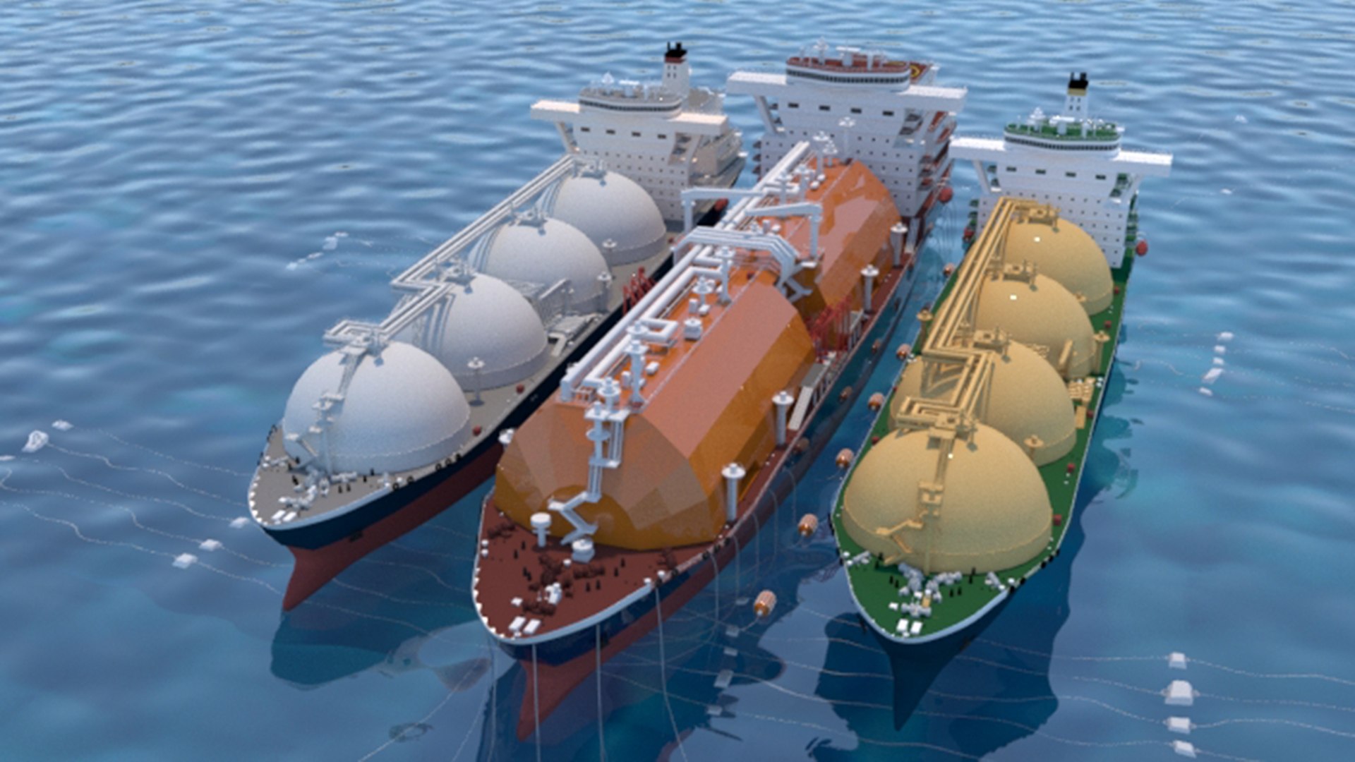 3D Floating Gas Storage Tanker Ships - TurboSquid 1515856