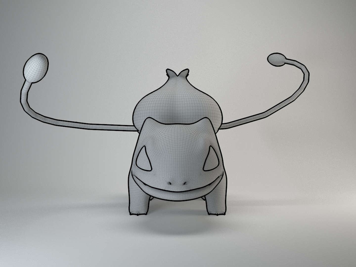 3d Model Bulbasaur Pokemon