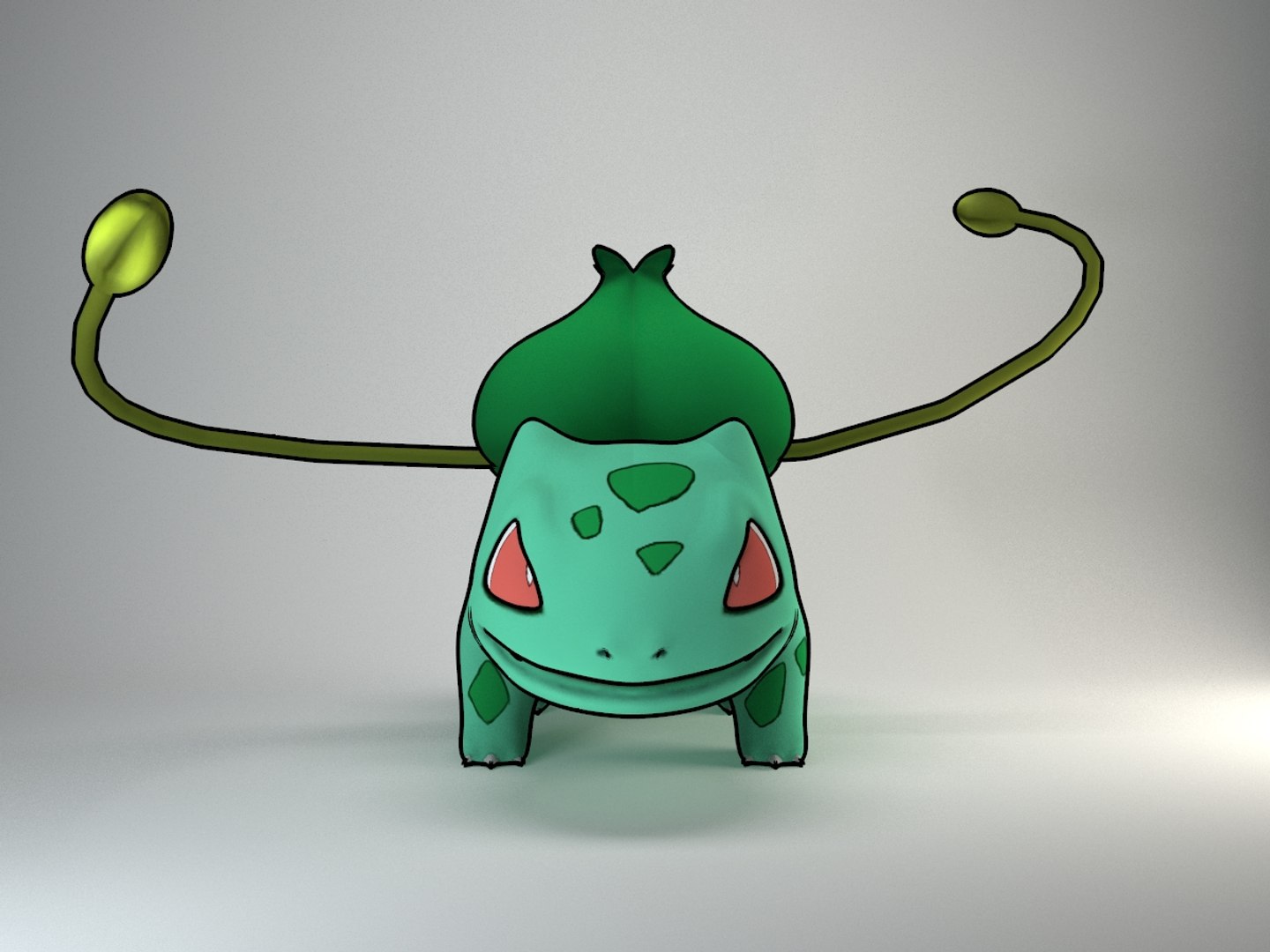 3d Model Bulbasaur Pokemon