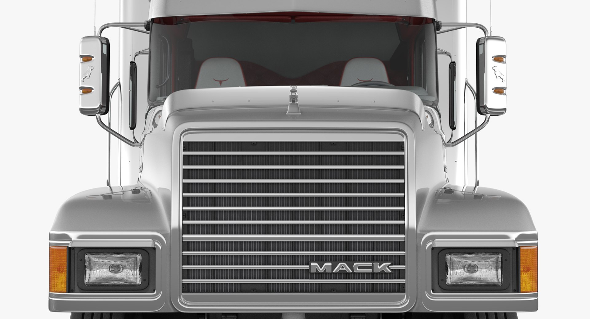 3D trailer truck mack chu613 - TurboSquid 1164257