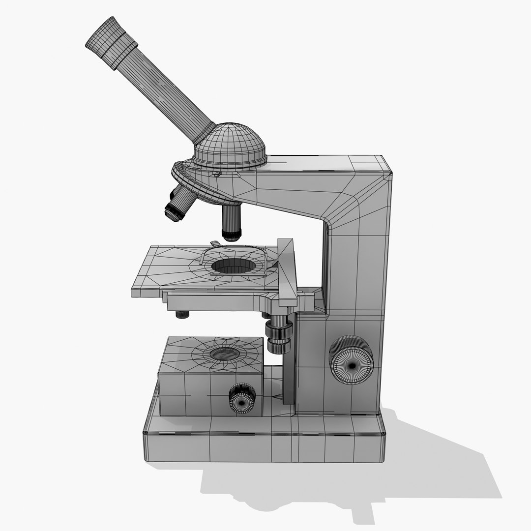 3d Model Laboratory Microscope Micro
