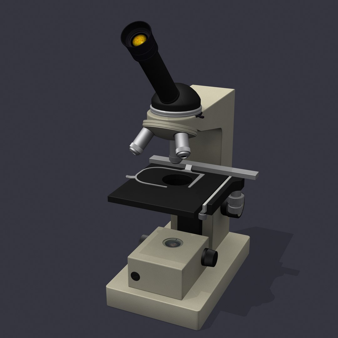 3d Model Laboratory Microscope Micro