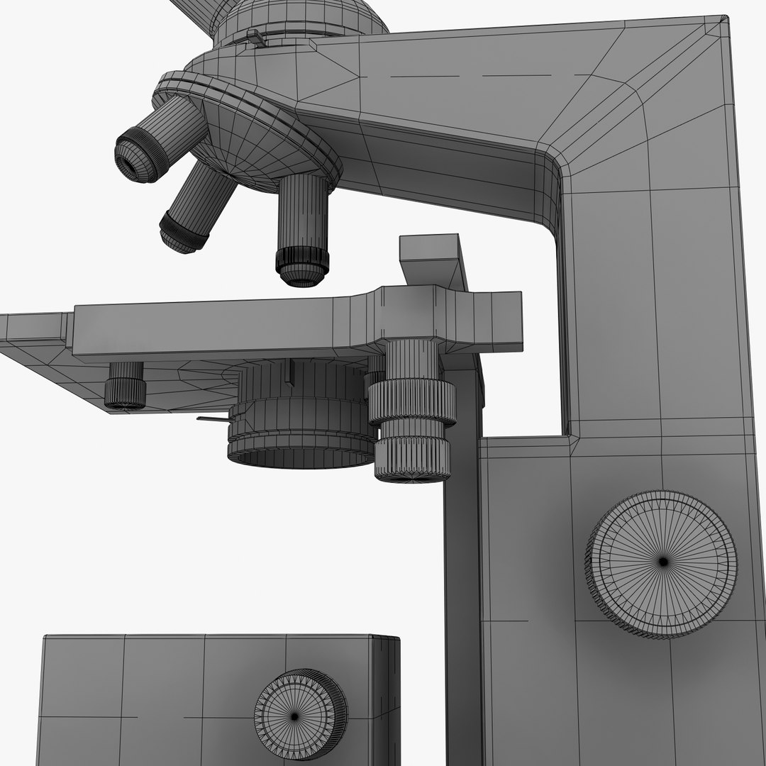3d Model Laboratory Microscope Micro