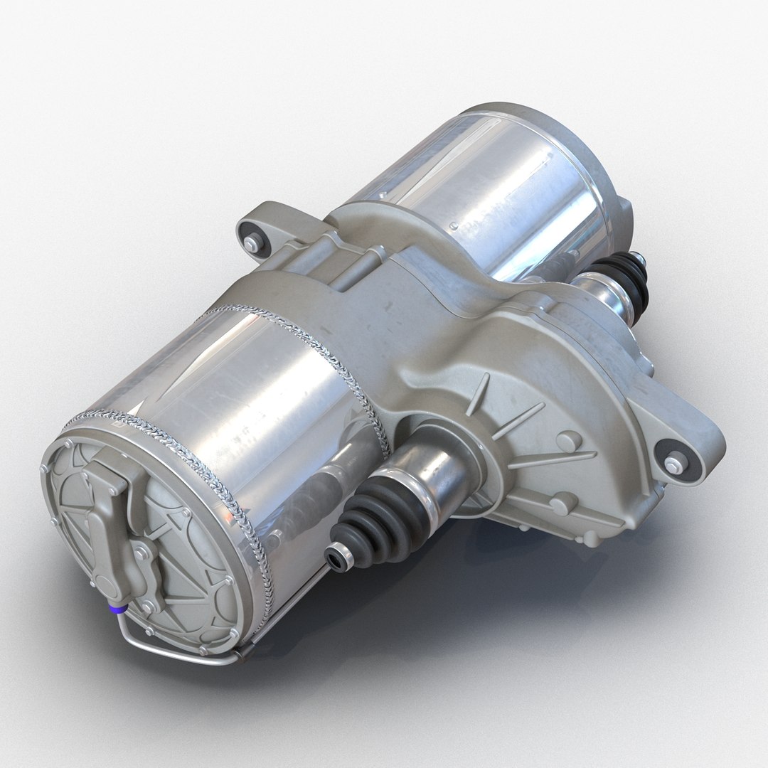 Tesla Electric Motor 3d 3ds