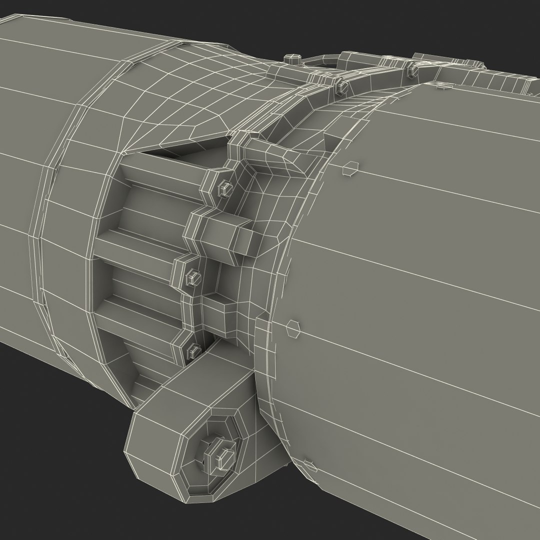 tesla electric motor 3d 3ds