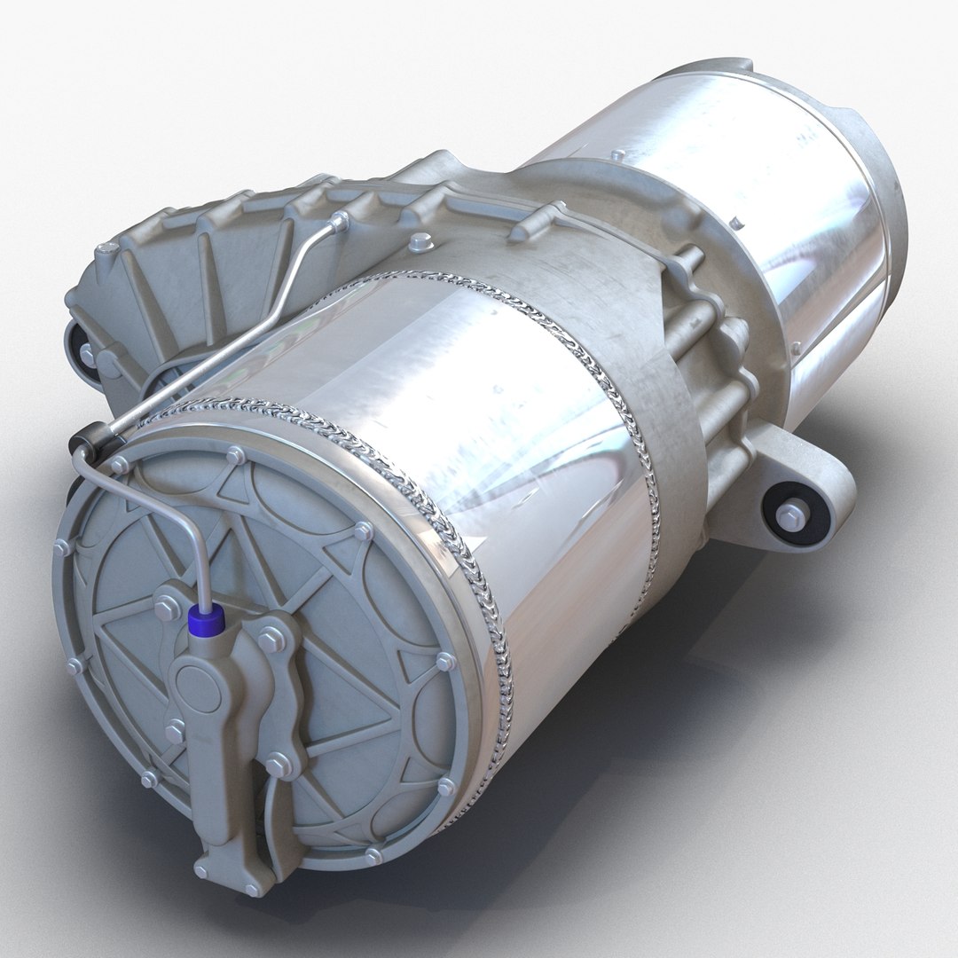 Tesla Electric Motor 3d 3ds