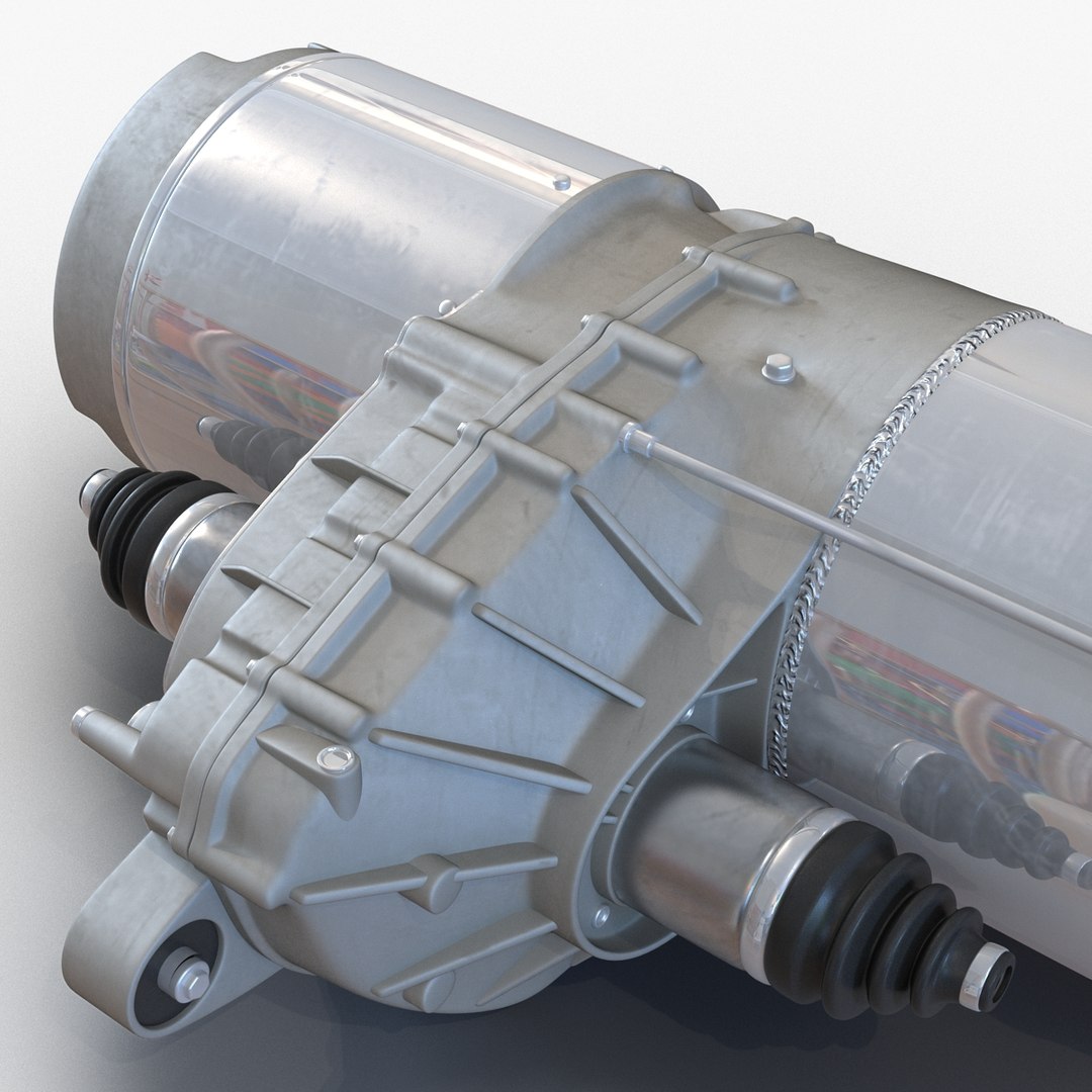 Tesla Electric Motor 3d 3ds