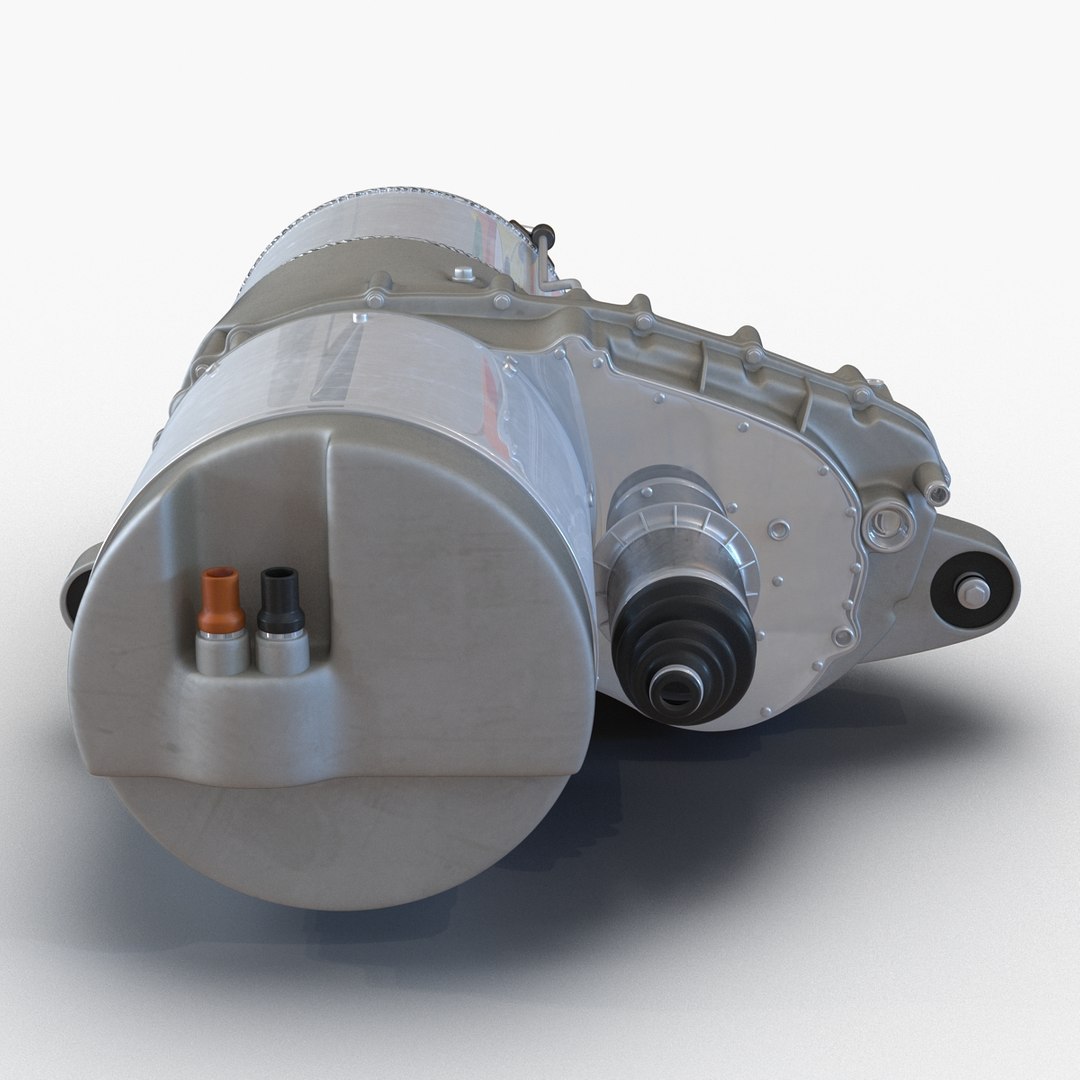 tesla electric motor 3d 3ds