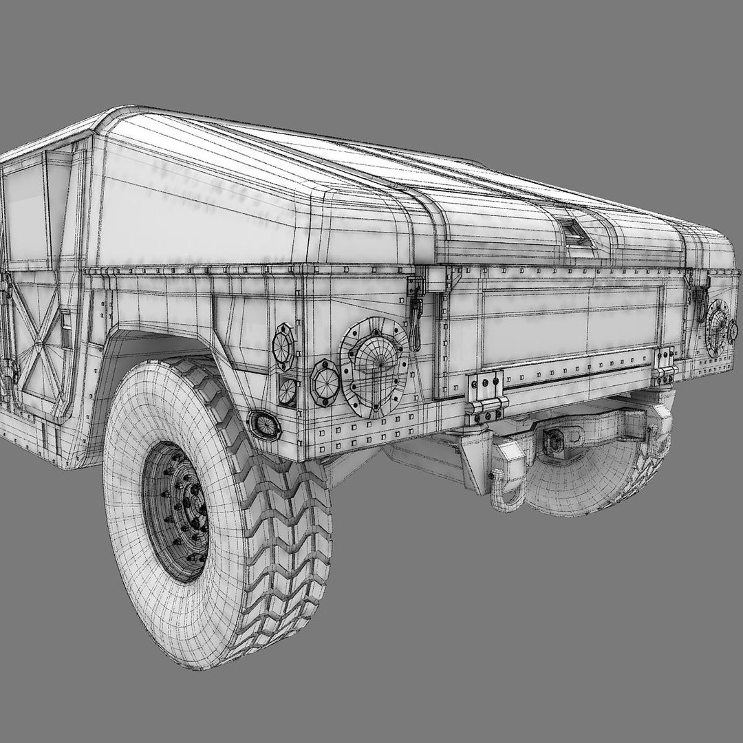 Humvee Hmmwv 3d Max