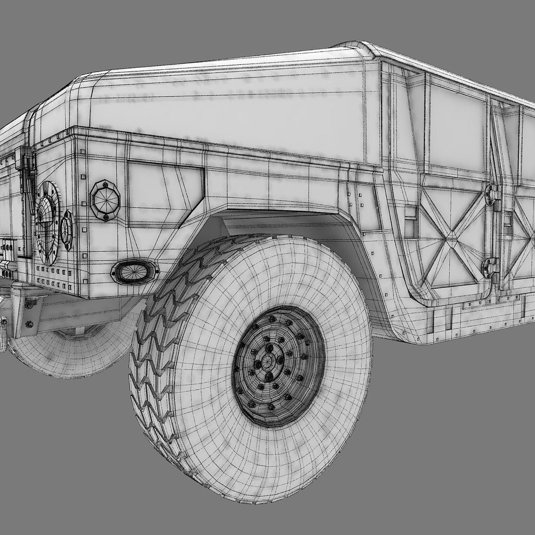 Humvee Hmmwv 3d Max