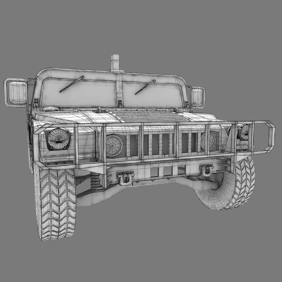 Humvee Hmmwv 3d Max