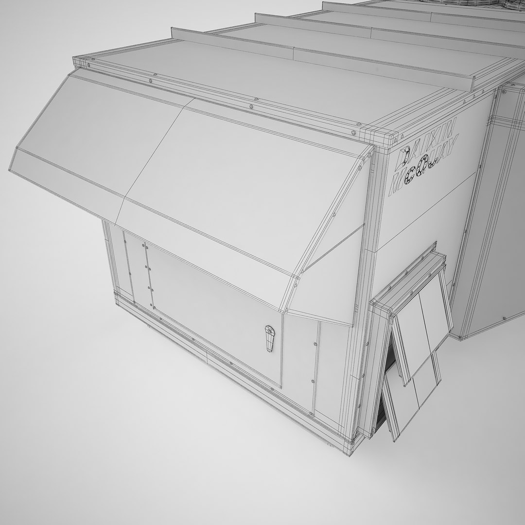 3d rooftop heating cooling model