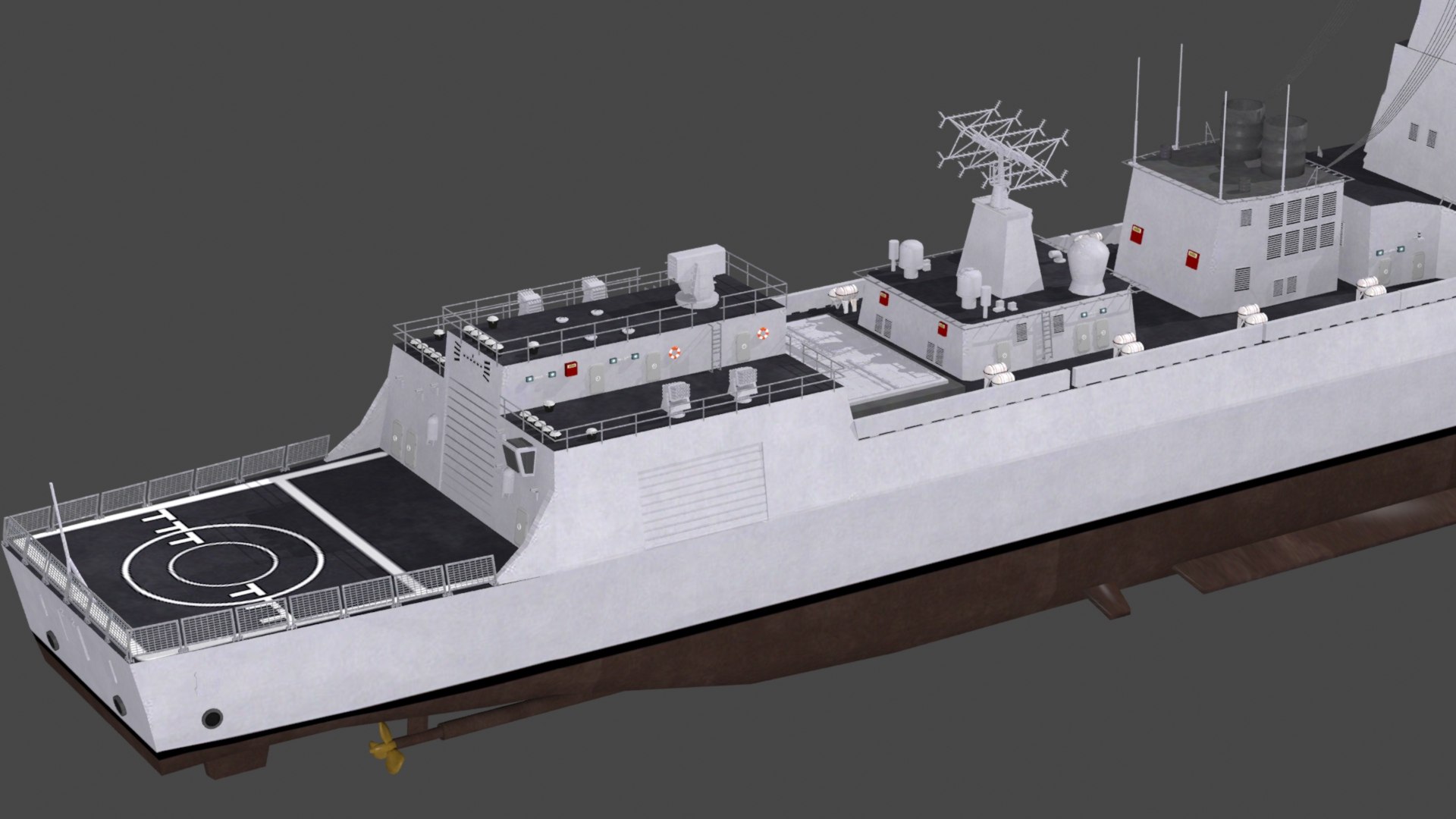 3D 055 Destroyer And 003 Fujian Aircraft Carrier Strike Group - TurboSquid 1967545