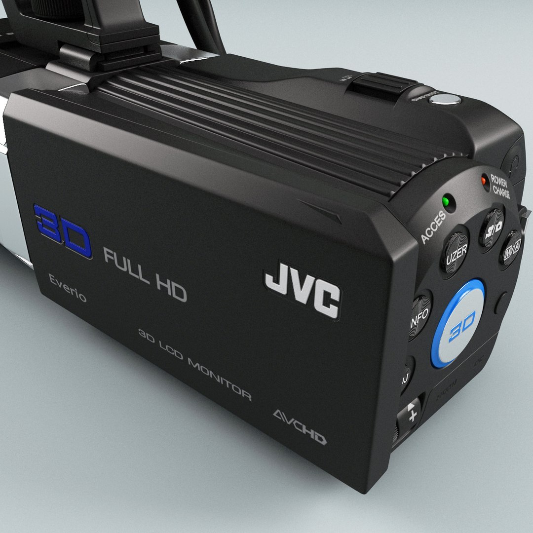 3d Jvc Gz-td1 Hd Camcorder