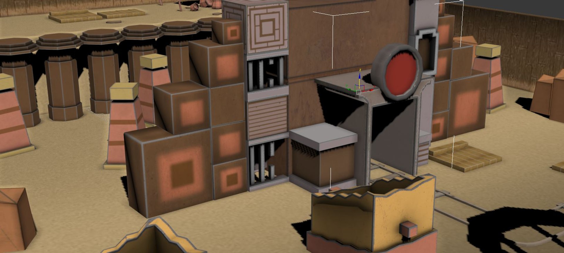 3D desert gaming environment - TurboSquid 1197885