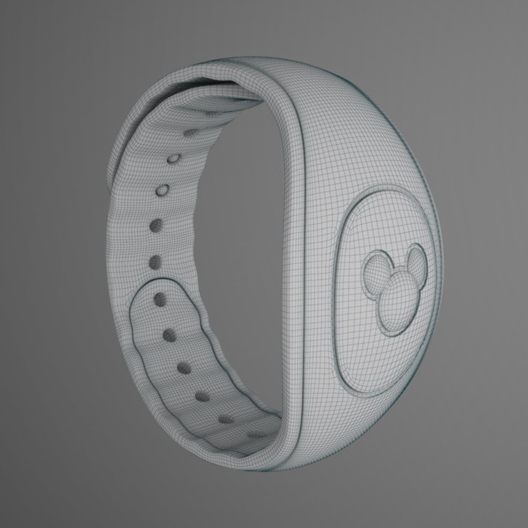 Disney Magic Band 3D Model - TurboSquid 1348028