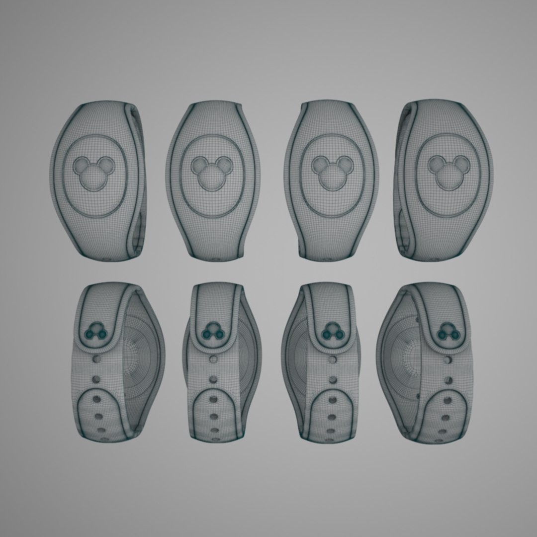 Disney Magic Band 3D Model - TurboSquid 1348028