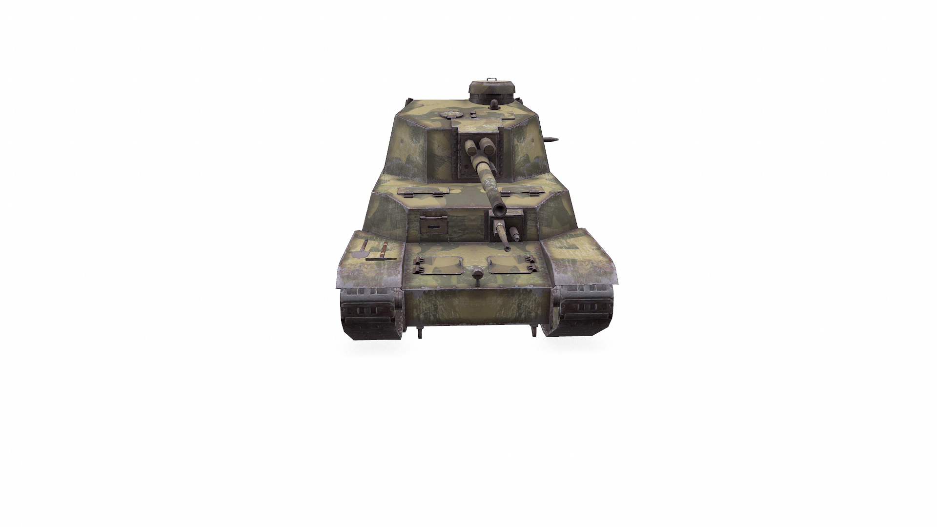3D Type 5 Chi-Ri Japan Medium Tank Low-poly PBR Model - TurboSquid 2410441