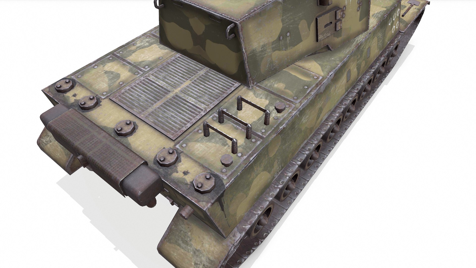 3D Type 5 Chi-Ri Japan Medium Tank Low-poly PBR Model - TurboSquid 2410441