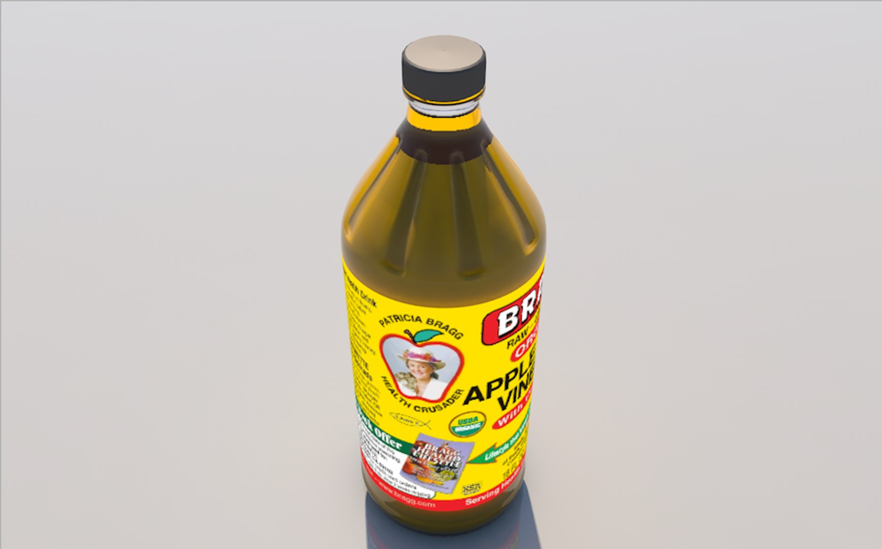 3D Vinegar Bottle Glass - TurboSquid 1188507