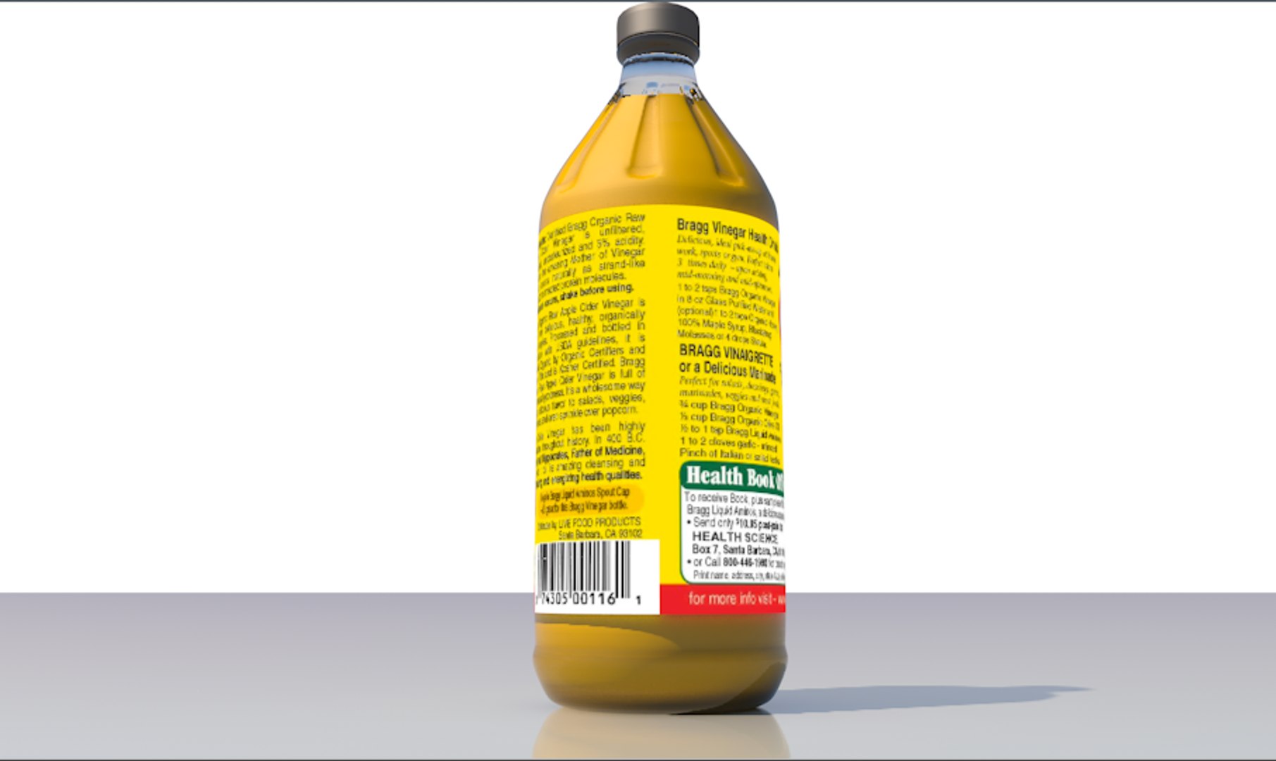 3D Vinegar Bottle Glass - TurboSquid 1188507