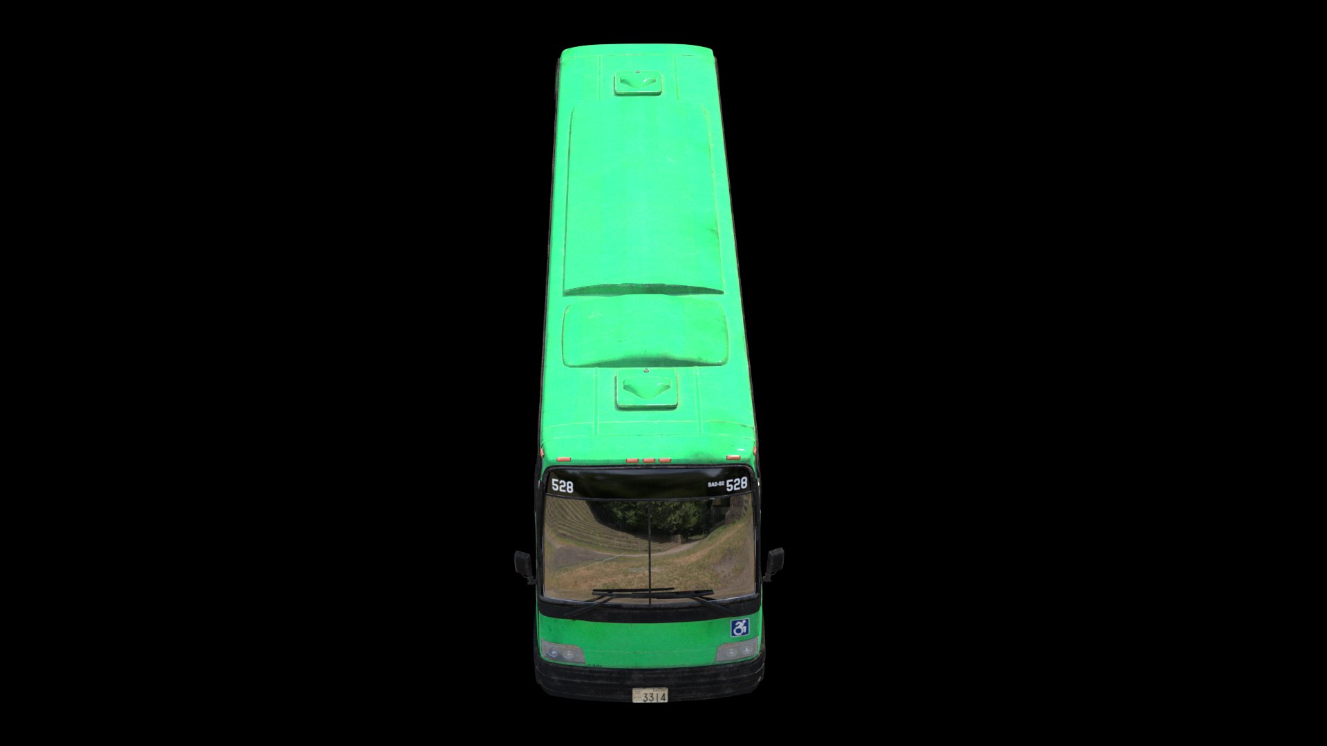 3D Green Bus Model 3D Model - TurboSquid 1781603