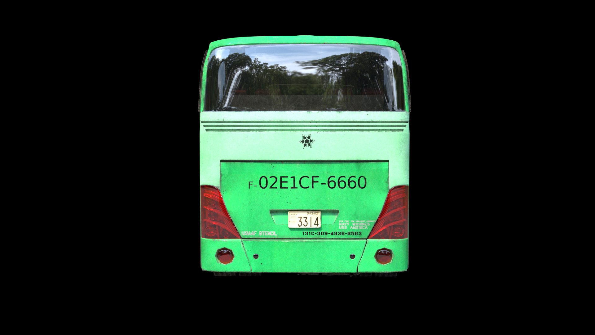 3D Green Bus Model 3D Model - TurboSquid 1781603