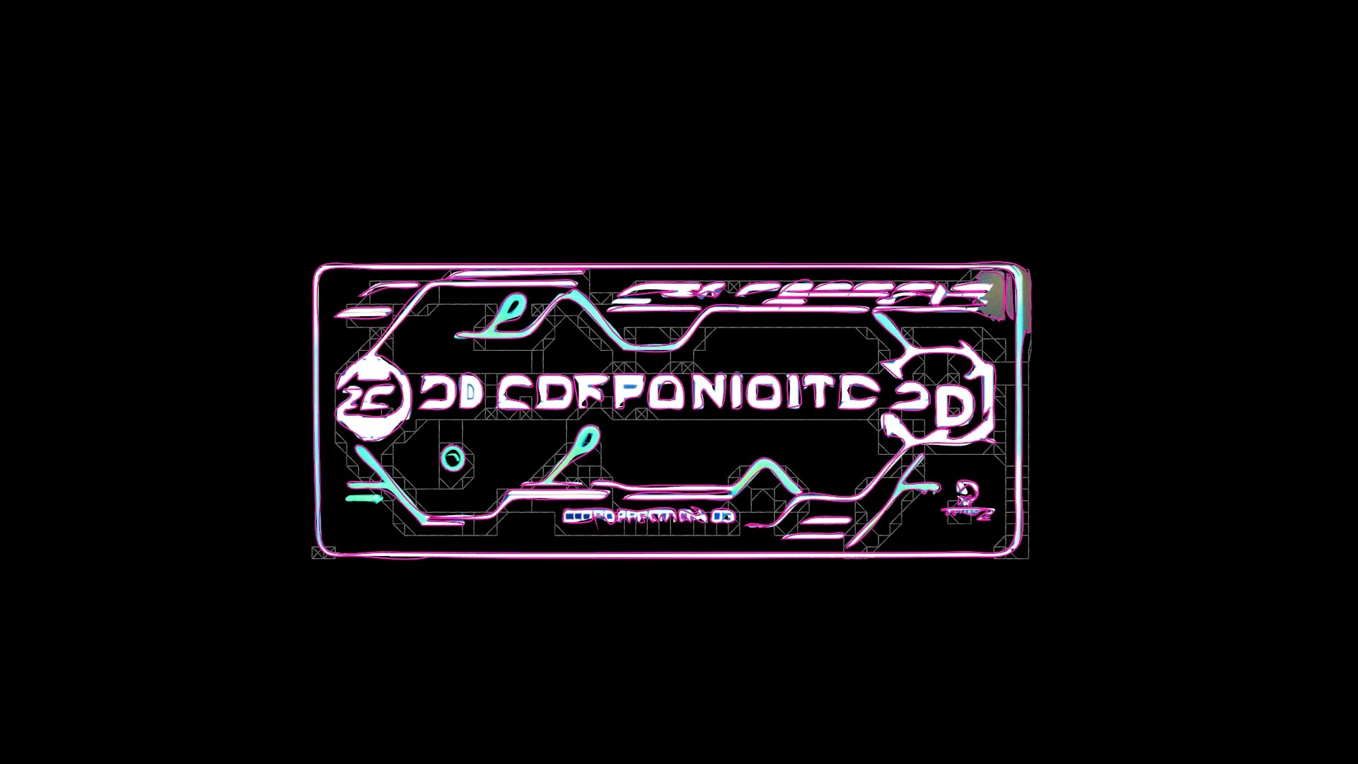 Sci-Fi Sci Fi Cyberpunk City Neon Ad Light Board Street 86 Model ...