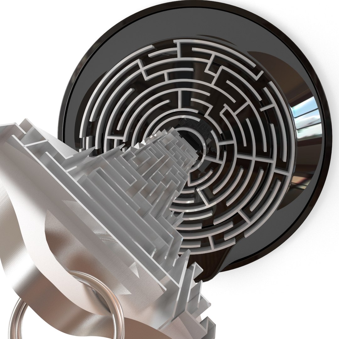 3D Labyrinth Key Model - TurboSquid 1266208