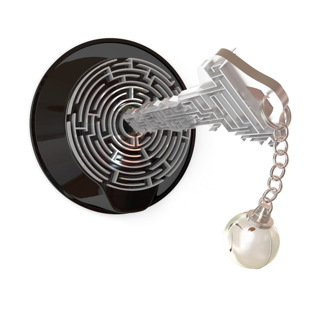 3D Labyrinth Key Model - TurboSquid 1266208