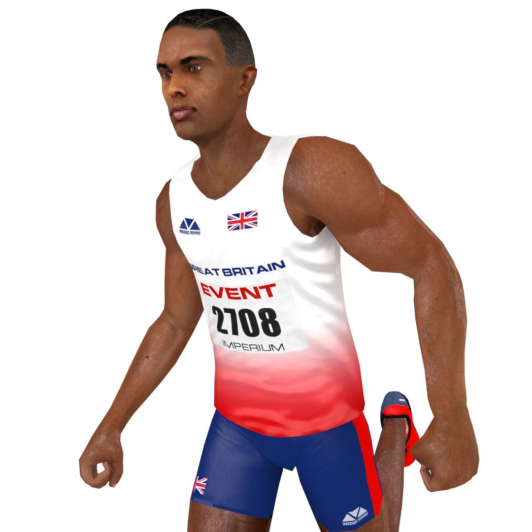 3D Rigged Sprinter - TurboSquid 1323376
