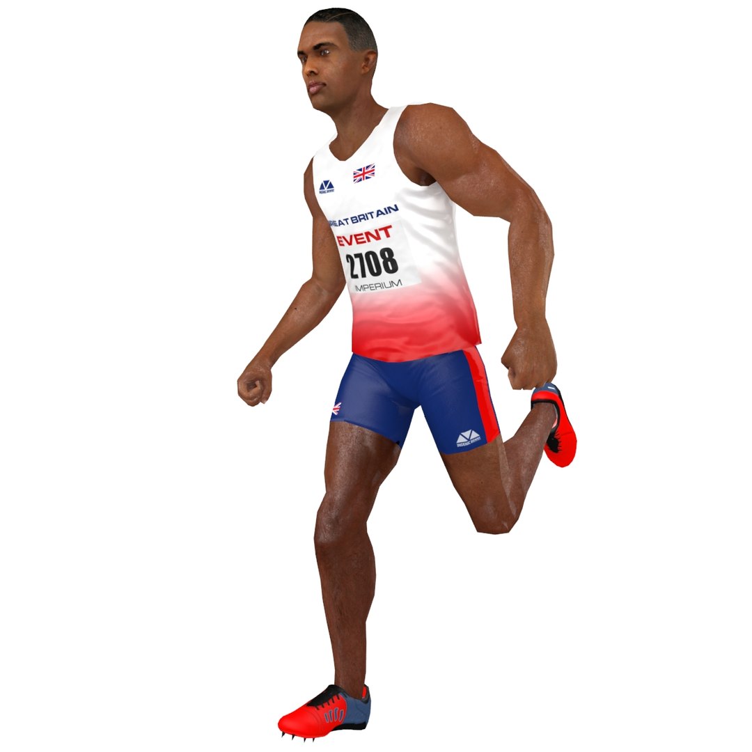 3D Rigged Sprinter - TurboSquid 1323376