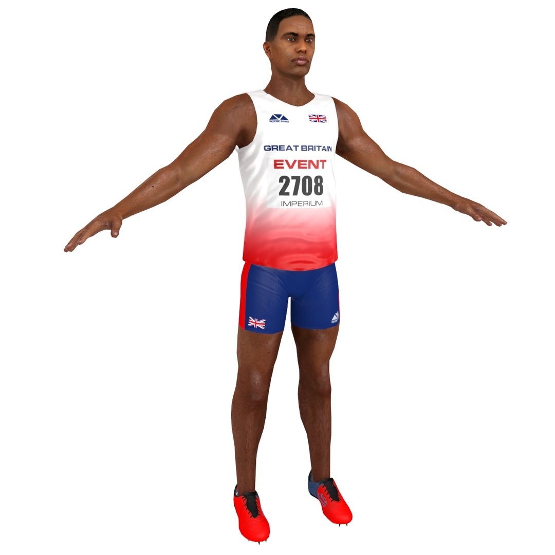 3D Rigged Sprinter - TurboSquid 1323376