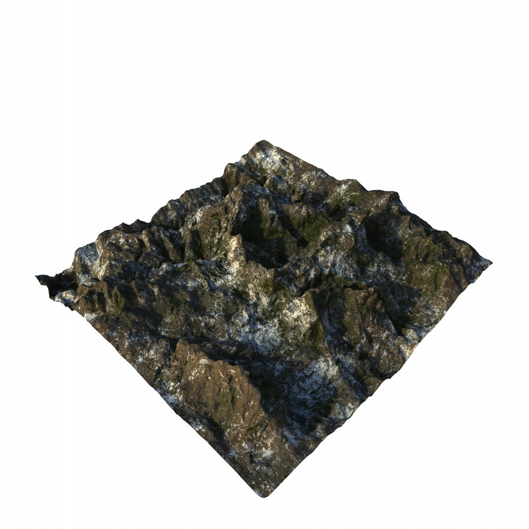 Block Mountain 3D Model - TurboSquid 1650719
