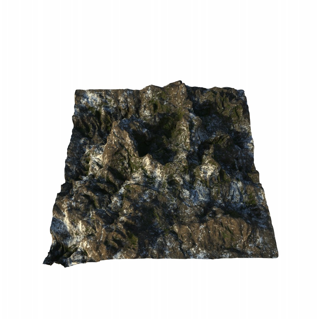 Block Mountain 3D Model - TurboSquid 1650719
