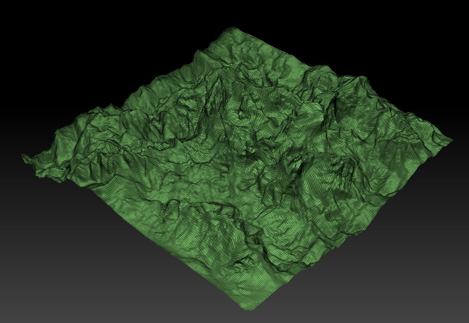 Block Mountain 3D Model - TurboSquid 1650719