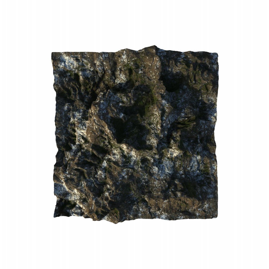 Block Mountain 3D Model - TurboSquid 1650719