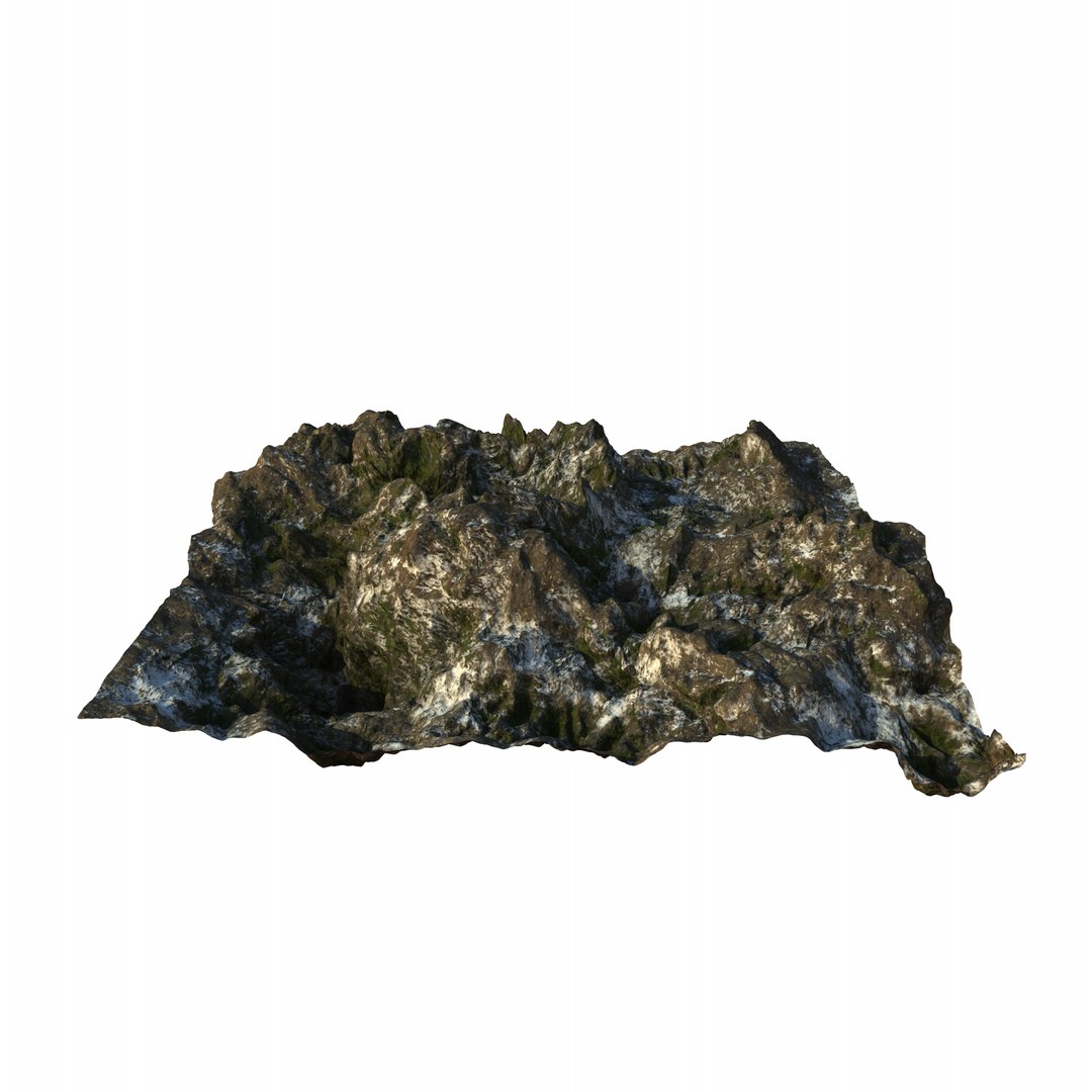 Block Mountain 3D Model - TurboSquid 1650719
