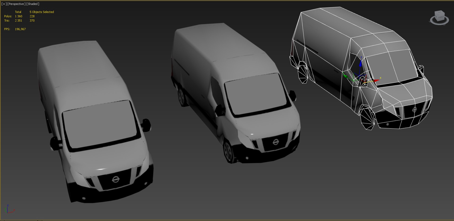 3D model nissan nv 400 - TurboSquid 1312883