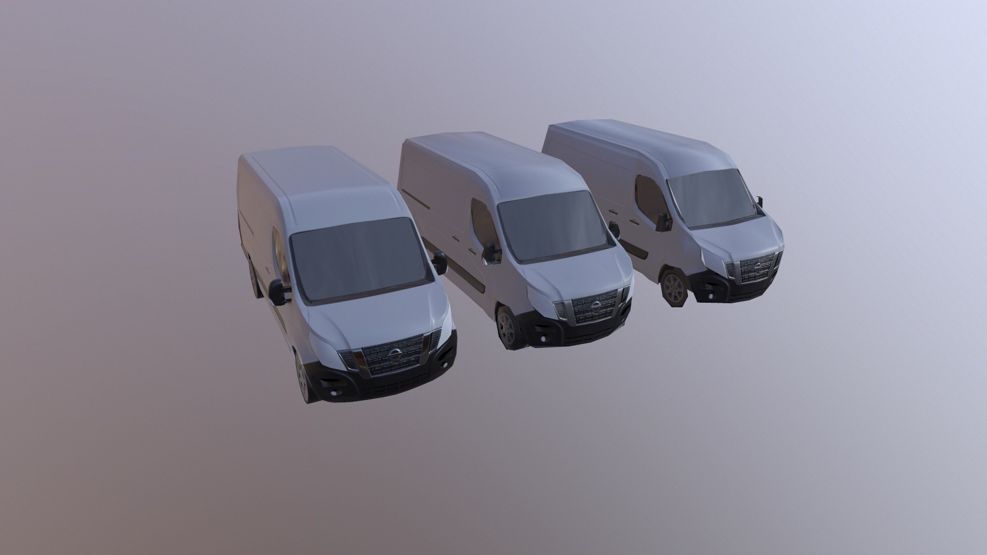 3D model nissan nv 400 - TurboSquid 1312883