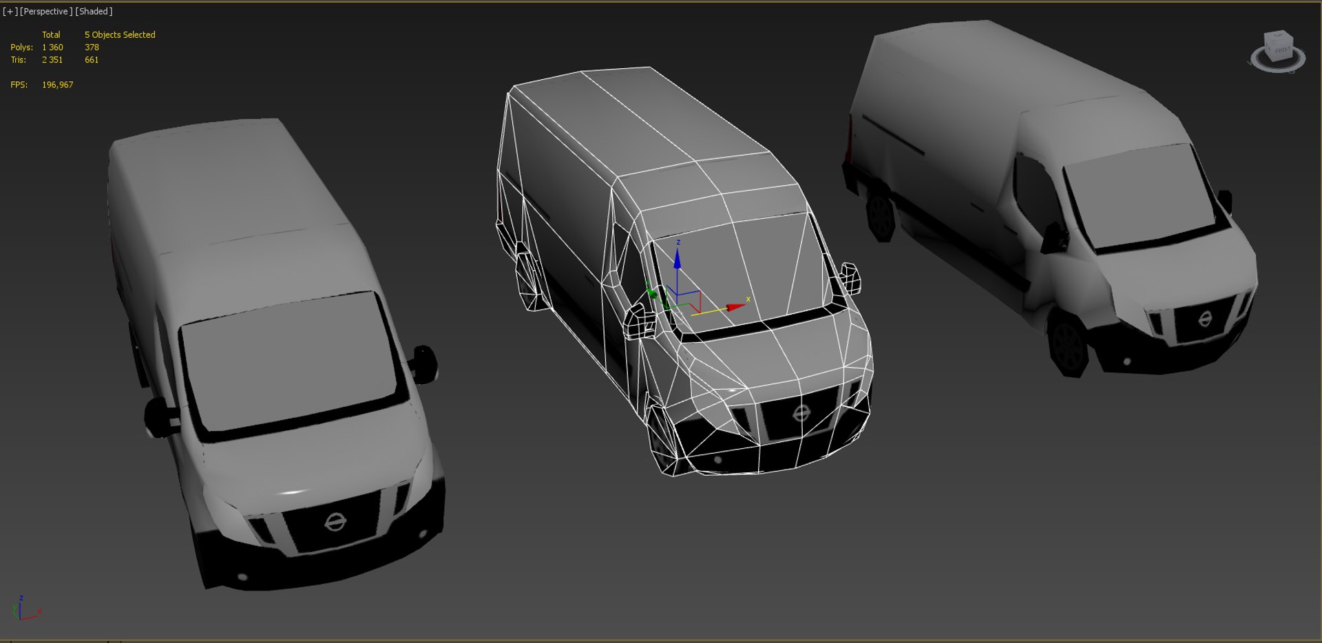 3D model nissan nv 400 - TurboSquid 1312883