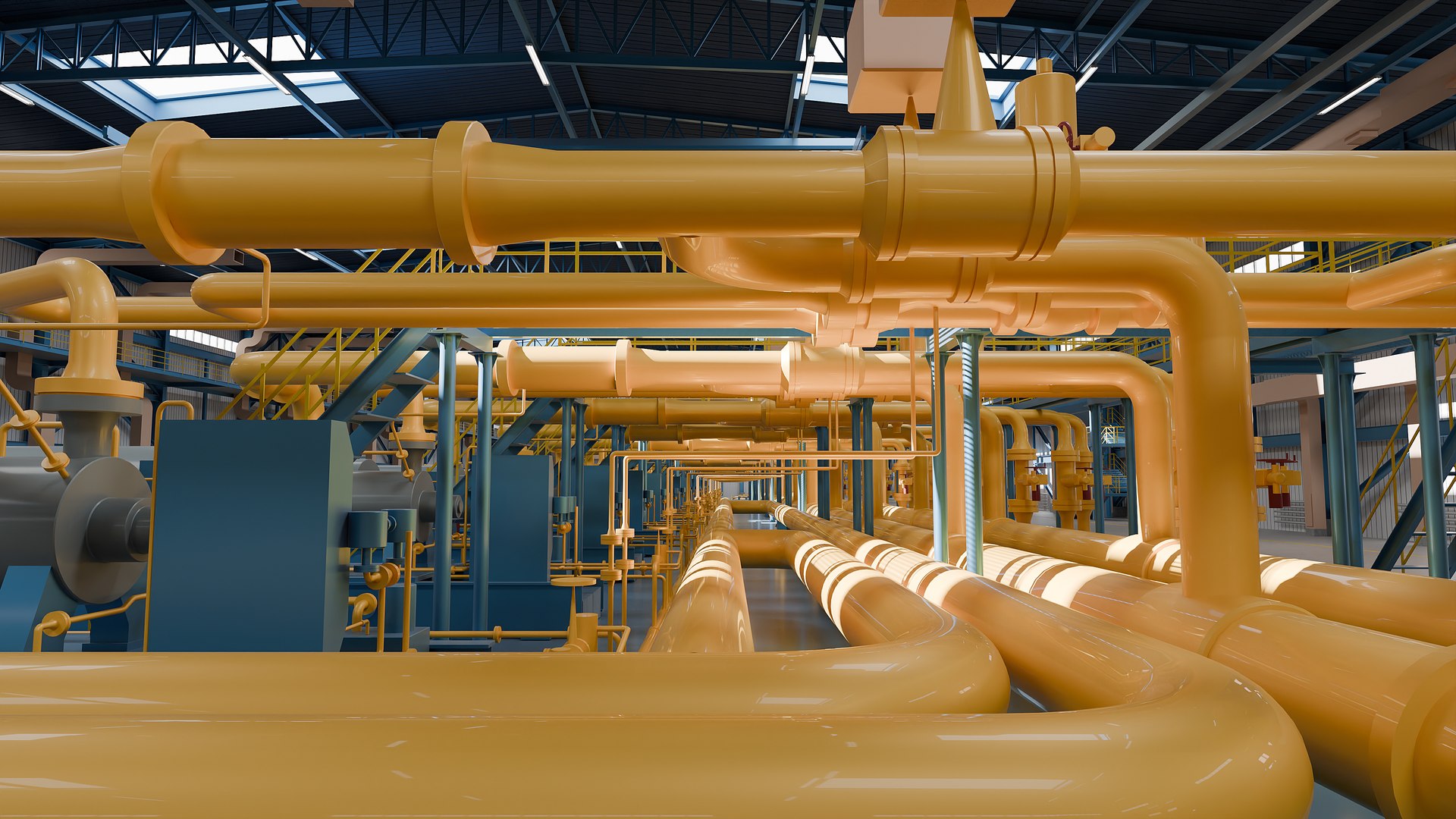 Factory Interior 3D Model - TurboSquid 2153958